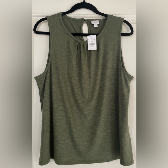 J. Crew | Tops | J Crew Nwt Olive Green Tank Top | Poshmark